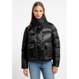 Frieda & Freddies New York Outdoorjacke FRIEDA & FREDDIES "Thermolite Jacket / Song", Damen, Gr. 40, schwarz, 100% Polyamid, gemustert, casual, regular fit, ohne Ausschnitt, Langarm, Jacken, mit dezenten Farbdetails