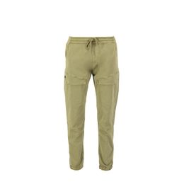 Jogginghose Alpha Industries "Alpha Industries Men - Pants Hidden Cargo Jogger" Gr. L, Normalgrößen, grün (olive) Herren Hosen