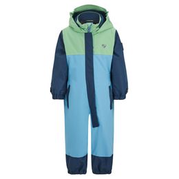 Schneeoverall Ziener "ANUP" Gr. 86, EURO-Größen, blau (hellblau), Kinder, Obermaterial: 100% Polyester;Futter: 1. 100% Polyamid, 2. 100% Polyester;Wattierung: 80% Schurwolle, 20% Polylactide;, Overalls