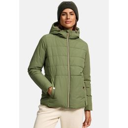 Steppjacke Marikoo "Alemee", Damen, Gr. M, grün (olive), Obermaterial: 100% Polyester; Innenseite: 100% Polyester; Futter: 100% Polyester; Wattierung: 100% Polyester, Jacken, Mit warmen Fleecestoff im Inneren