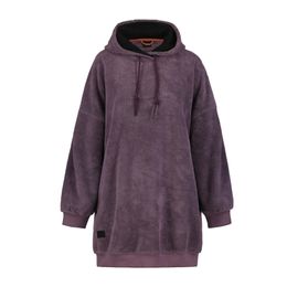 Kapuzensweatshirt Icepeak "D OVERSIZE HOODIE ACERRAT" Gr. L, lila (violet) Damen Sweatshirts