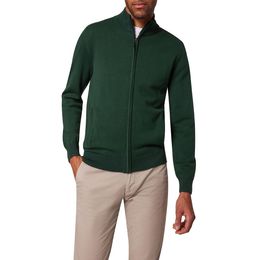 Strickjacke Pierre Cardin "Strickjacke StKrgRV" Gr. XXL, grün (pine grove) Herren Strickjacken