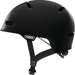 Fahrradhelm Abus "SCRAPER 3.0 ACE" Gr. L, schwarz (velvet schwarz), Helme, L Kopfumfang: 57cm - 61cm