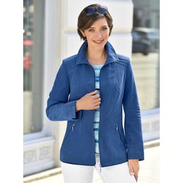 Anorak Casual Looks Gr. 42, blau, Damen, 80% Polyester, 20% Polyamid, unifarben, Jacken