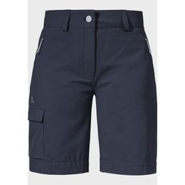 Schöffel Bermudas SCHÖFFEL "Shorts Kitzstein L" Gr. 36, Normalgrößen, blau (8820 - blau) Damen Hosen