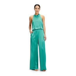 Overall Vera Mont "Vera Mont Jumpsuit mit Taschen" Gr. 40, Normalgrößen, grün (silky green) Damen Overalls Material