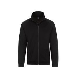 Sweatjacke TRIGEMA "TRIGEMA Raglanjacke aus Sweat-Qualität" Gr. L, schwarz Herren Sweatjacken