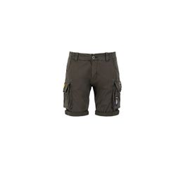 Shorts Alpha Industries "Alpha Industries Men - Crew Short Patch" Gr. 36, Normalgrößen, grau (greyblack) Herren Hosen