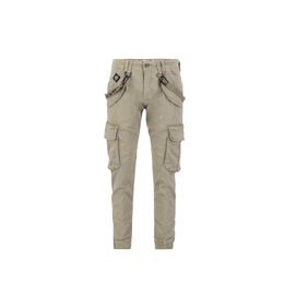 Cargohose Alpha Industries "Alpha Industries Men - Pants Utility Pant" Gr. 28, Normalgrößen, beige (vintage sand) Herren Hosen