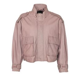 Lederjacke Maze "42020132", Damen, Gr. S, lila (mauve), Obermaterial: 100% Lammnappaleder; Innenfutter: 100% Polyester; &Auml;rmelfutter: 100% Polyester, Jacken