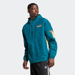 Windbreaker adidas originals "ADIBREAK WB" Gr. M, grün (legacy teal) Herren Jacken