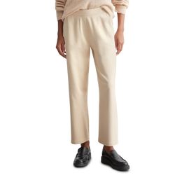 Marc O'Polo Jerseyhose MARC O'POLO "aus Interlock-Qualität" Gr. 34, Normalgrößen, beige Damen Hosen