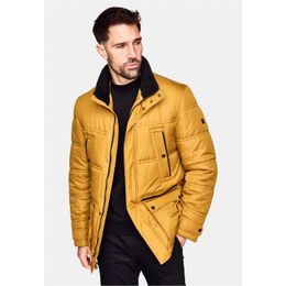 Winterjacke Cabano, Herren, Gr. 26, gelb (gelb, goldfarben), 100% Polyester, unifarben, lang, Jacken Winterjacke, mit Zwei-Wege-Taschen