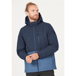 Skijacke WHISTLER "Drizzle", Herren, Gr. 4XL, blau (dunkelblau), 100% Polyester, unifarben, Rundhals, Jacken, mit wasserabweisender Membran