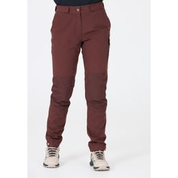 Regenhose WHISTLER "Wander" Gr. 38, EURO-Größen, rot (bordeaux) Damen Hosen mit atmungsaktiver, wasser- und winddichter Eigenschaft