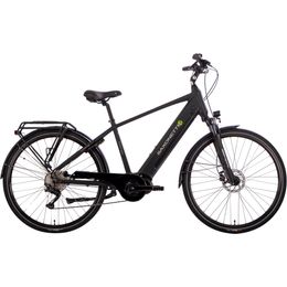 E-Bike SAXONETTE "Premium Sport (Diamant)" E-Bikes Gr. 48 cm, 28 Zoll (71,12 cm), schwarz Pedelec, Elektrofahrrad für Herren, Trekkingrad