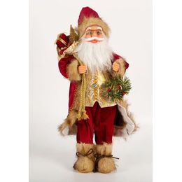 Traumheim Christbaumschmuck Roter Weihnachtsmann mit Weihnachtsgeschenken und dekorativer Tasche (1-tlg)