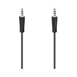 Hama Stereo Audio-Kabel 1,5m 3,5-mm-Stecker schwarz Audio-Kabel, 3,5-mm-Stecker, Kabel, Exzellente Tonqualität
