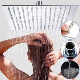 Clanmacy Kopfbrause Duschkopf Kopfbrause Regendusche Regenbrause Wellness Edelstahl 20cm