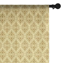 Abakuhaus Gardine schiere Drapierung für Hochzeit Party 2 Panels, Damast Victorian Vintage königliche
