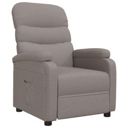 vidaXL Sessel Relaxsessel Taupe Stoff (1-St)