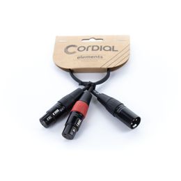 Cordial Audio-Kabel, EY 0.3 MFF Y-Adapterkabel 0,3 m - Insertkabel