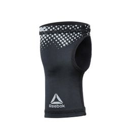 Reebok Handbandage Handgelenkbandage, Schwarz, Reflektierende Grafiken für bessere Sichtbarkeit im dunkeln