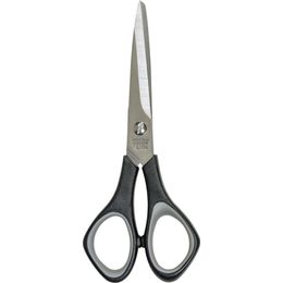 Heyda Papierscheren Bastelschere 14cm Edelstahl, schwarz