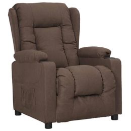 vidaXL Relaxsessel Relaxsessel Taupe Stoff