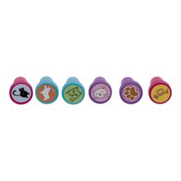 Out of the Blue Stempel Hunde und Katzen Stempel - Motivstempel im 6er-Set