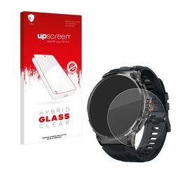 upscreen Displayschutzglas Schutzglas für Stahlgear Zeus 1.85", Schutzfolie Display Schutz Glas Folie klar, weiß