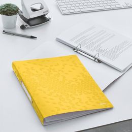 Leitz Präsentationsordner, gelb