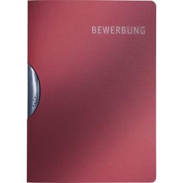 Leitz Bewerbungsmappe Bewerbungsmappe 'Elegant' mit Clip bordeaux