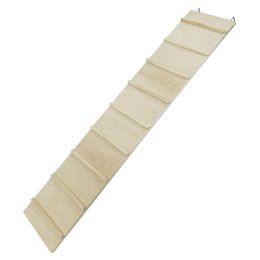 PETGARD Kleintierklettergerüst Holzleiter Nagertreppe Nagerleiter WEGA aus unbehandeltem Sperrholz, WEGA 85 x 18 cm aus unbehandeltem Sperrholz