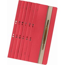 Falken Hefter Ösenschmalhefter A4 Manila-RC-Karton 250g/qm rot
