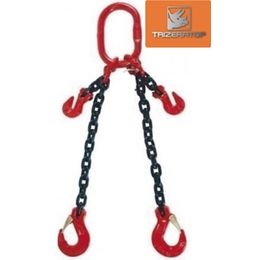 TRIZERATOP Anschlagkette Anschlagkette 2-Str. 6mm WLL 1,6t 1m + KK