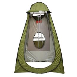 Rutaqian Wurfzelt Pop-Up Duschzelt, Toilettenzelt, Umkleidezelt, 120x120cm, Personen: 2, Tragbar Camping Duschkabine WC Zelt Mobile Umkleidekabine