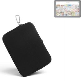 K-S-Trade Tablet-Hülle für Blackview Oscal Pad 70 Wi-Fi, Neopren Hülle Schutz Hülle Neoprenhülle Tablet-Hülle, schwarz