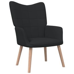 furnicato Sessel Relaxsessel Schwarz Stoff