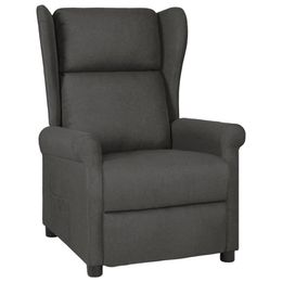 vidaXL Sessel Relaxsessel Weinrot Stoff (1-St)