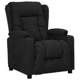 furnicato Sessel Relaxsessel Schwarz Stoff