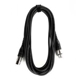 MUSIC STORE Audio-Kabel, Mikrofonkabel XLR, versilberte Kontakte, 6m Kabellänge