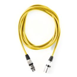 Music Store Audio-Kabel, XLR Mikrofonkabel, 3m, Gelb, Studioqualität