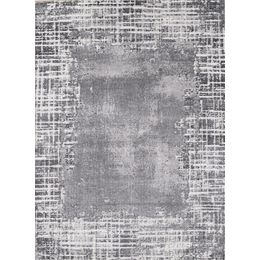 Sanat Teppich Harmony 3210, rechteckig, Höhe: 12 mm, Wohnzimmer, Kurzflor, modern, Schlafzimmer, grau