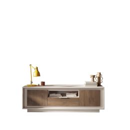 freiraum Lowboard Siena, 2 Türen, 1 Schub, Cashmere, Mercure Eiche Dekor - 180x58x50 (BxHxT)