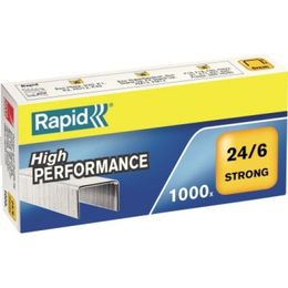 Rapid Hefter Heftklammer Strong 24855800 24/6 1 Heftgeräte Stahl 1.000 St./Pack.