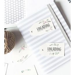 Heyda Stempel Motivstempel 'Einladung' 6,2x2cm