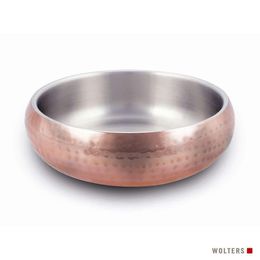 Wolters Futternapf Diner Steel Kupfer gehämmert