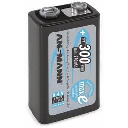 Ansmann NiMH-9 V-Blockakku maxE, 300 mAh