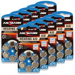 Ansmann H&ouml;rger&auml;te-Batterie, HEARING AID, PR44, Gr&ouml;&szlig;e 675, 60 St&uuml;ck